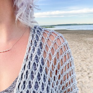 KNITTING PATTERN ** Lakeside Beach Wrap, Swimsuit Wrap, Knit Beach Wrap ...