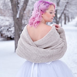 KNITTING PATTERN ** Snowfall Sweater Scarf, Scarf With Sleeves, Sneed ...