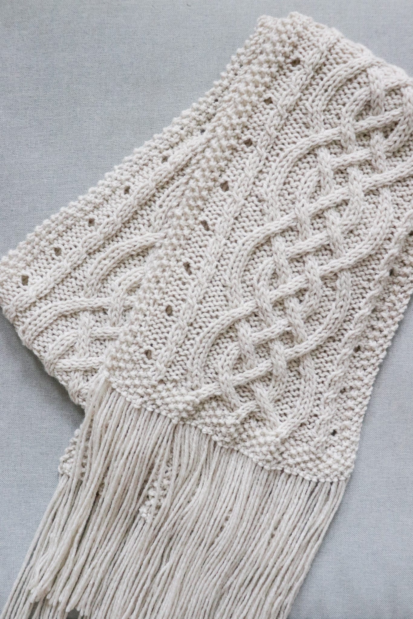 KNITTING PATTERN ** Turas Celtic Scarf, Cable Knit Scarf, Cable Knit ...