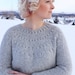 KNITTING PATTERN ** Easy Eyelet Yoke Sweater Pattern, Beginner Yoke ...
