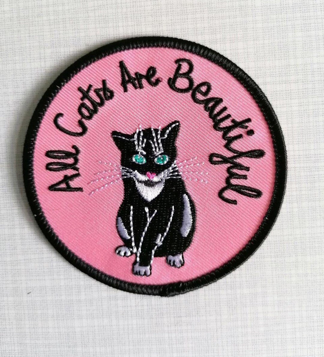 Patch / All Cats Are Beautiful /ACAB/ Antifa/ LGBT/ Embroidered Patch / Iron on Patch / Denim ...