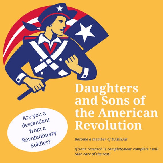 DAR and SAR society documentation | Etsy