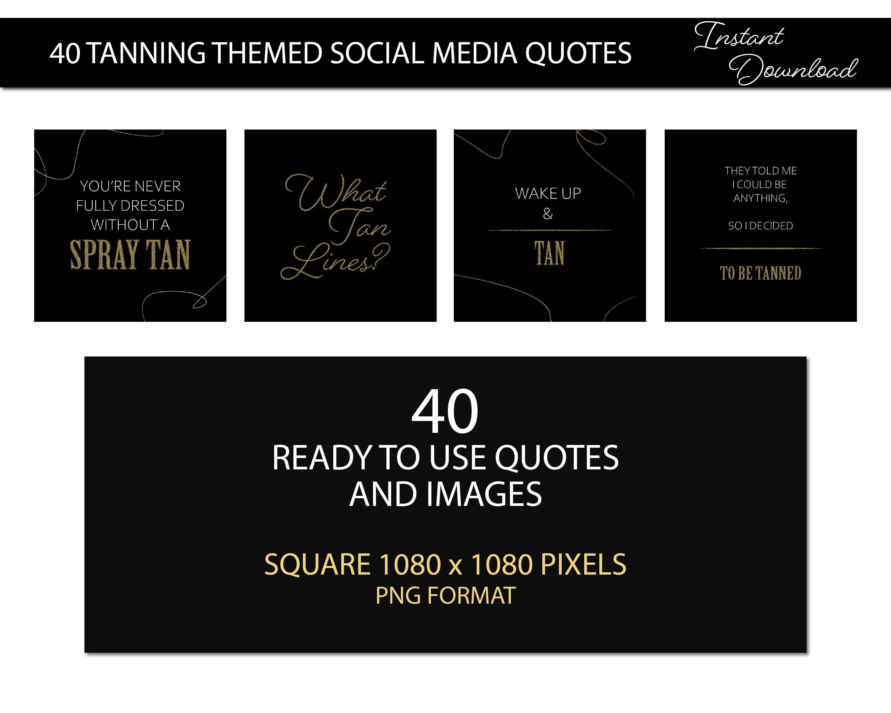 40 Ready to Use Tanning Salon Instagram Quotes. Beauty Salon Insta ...