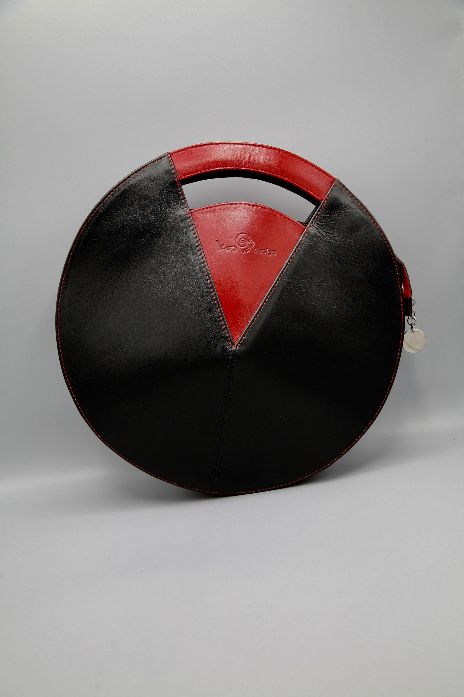 Kos Design Circle Bag Designer Leather Shoulder Bag With Zip - Etsy UK