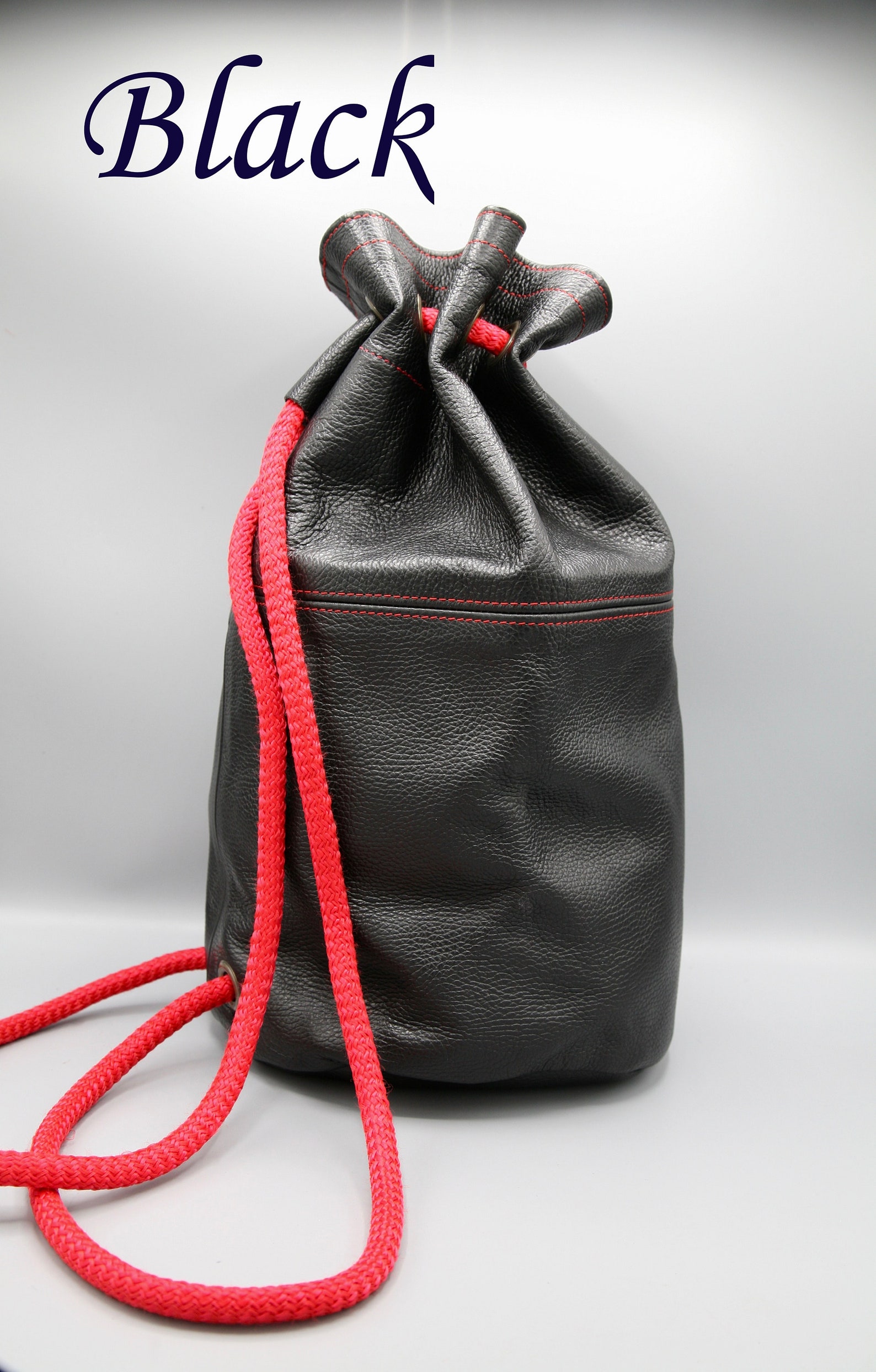 Leather Duffle Bag With Rope Handleleather Gym Bagnavy Blue - Etsy UK