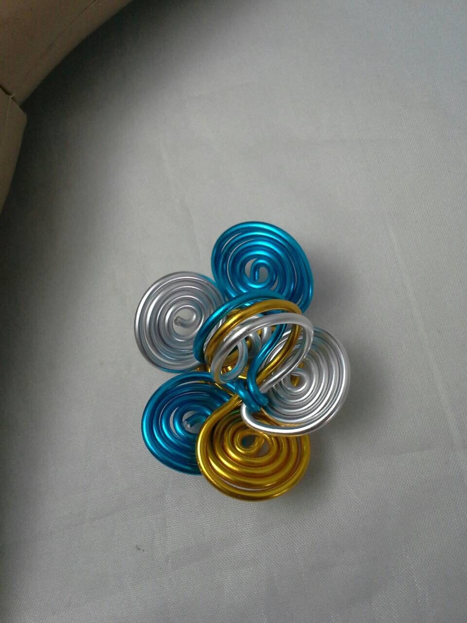 Oversized Ring, Wire Wrapped Ring, Wire Ring, Extra Large Ring, Big ...