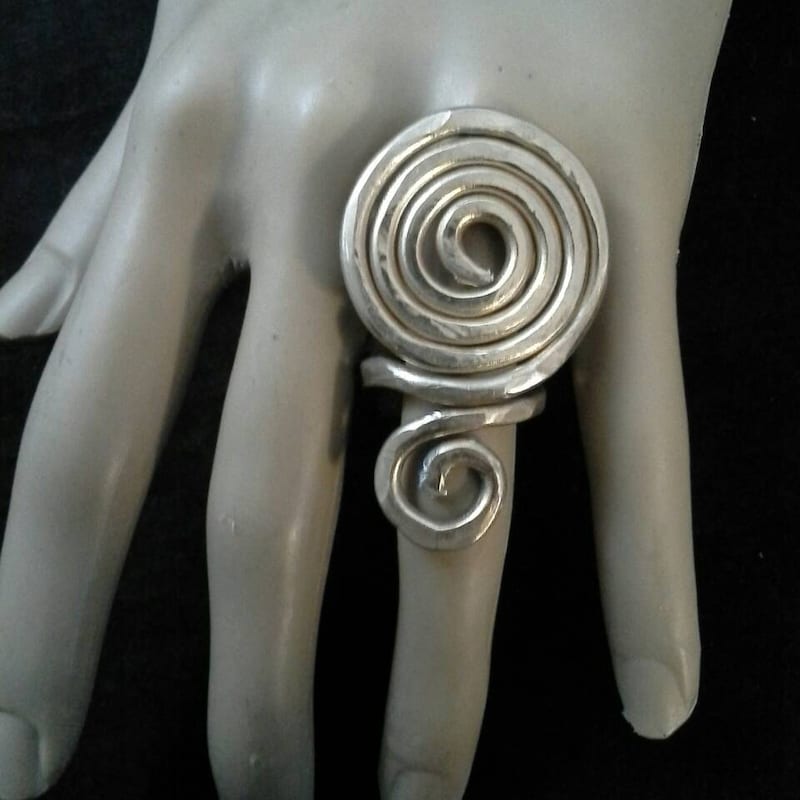 Large Metal Ring - Etsy