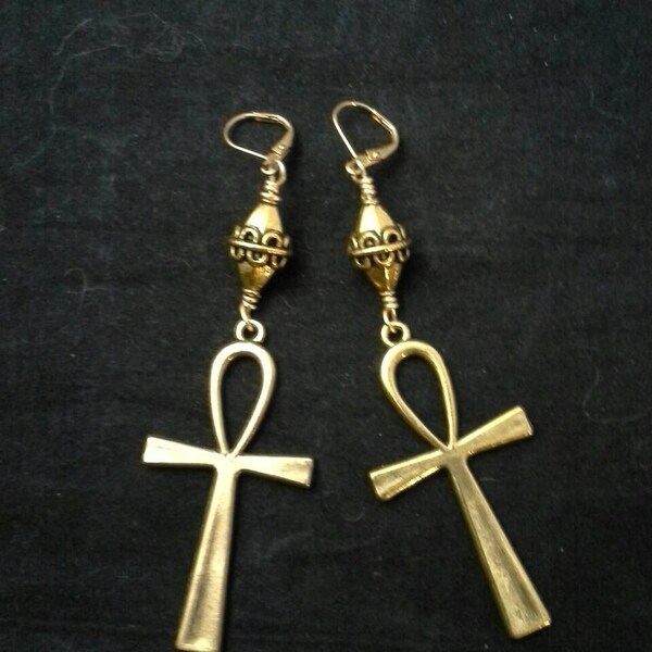 Ankh Earrings - Etsy