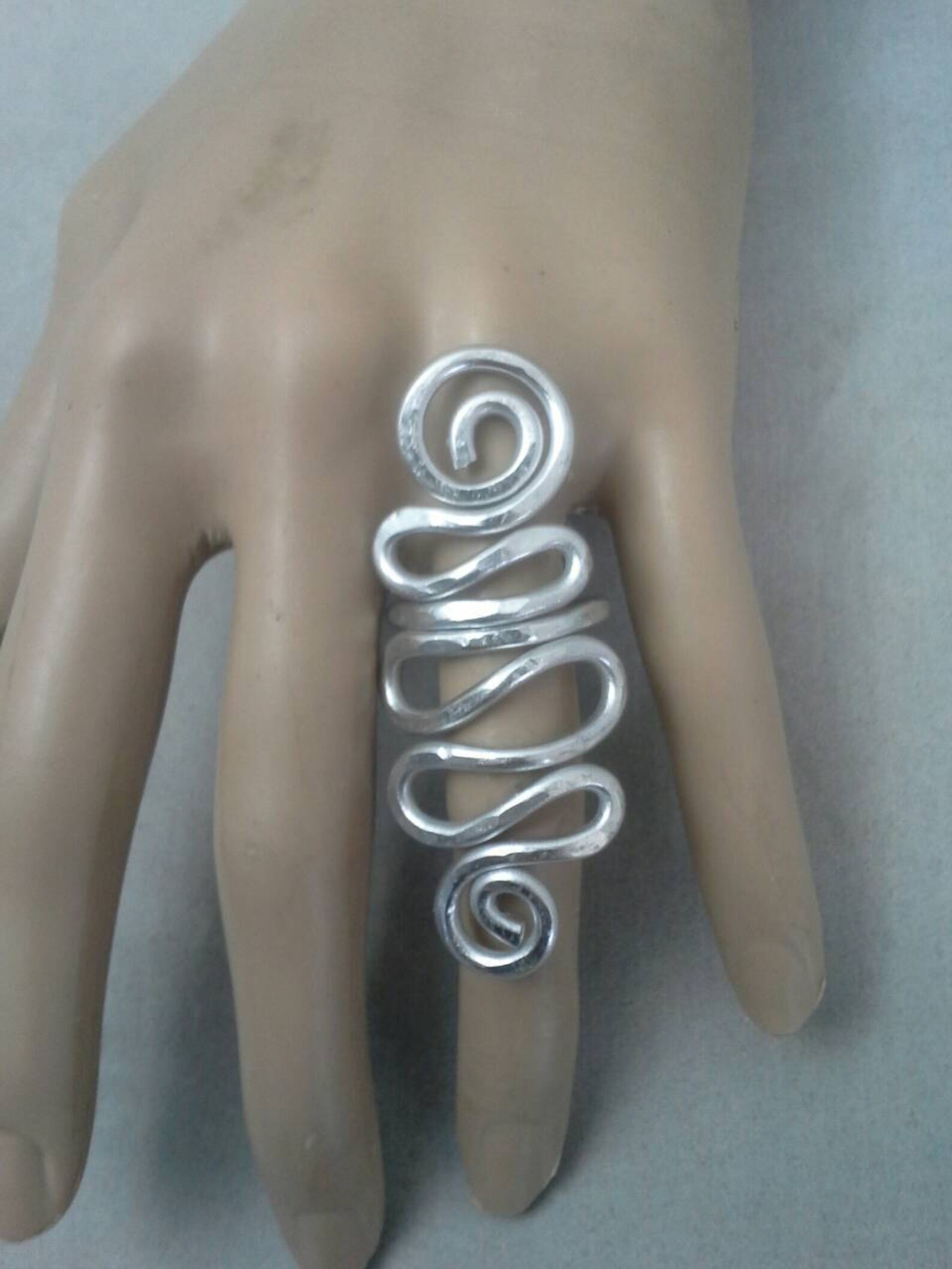 Wire Ring, Wire Wrapped Ring, Statement Ring, Hammered Ring - Etsy