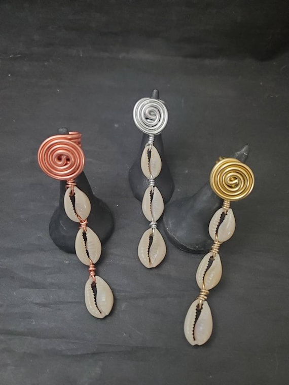 Cowrie Shell Dreadlock Jewelry Hair Jewelry Dreadlock Coils | Etsy