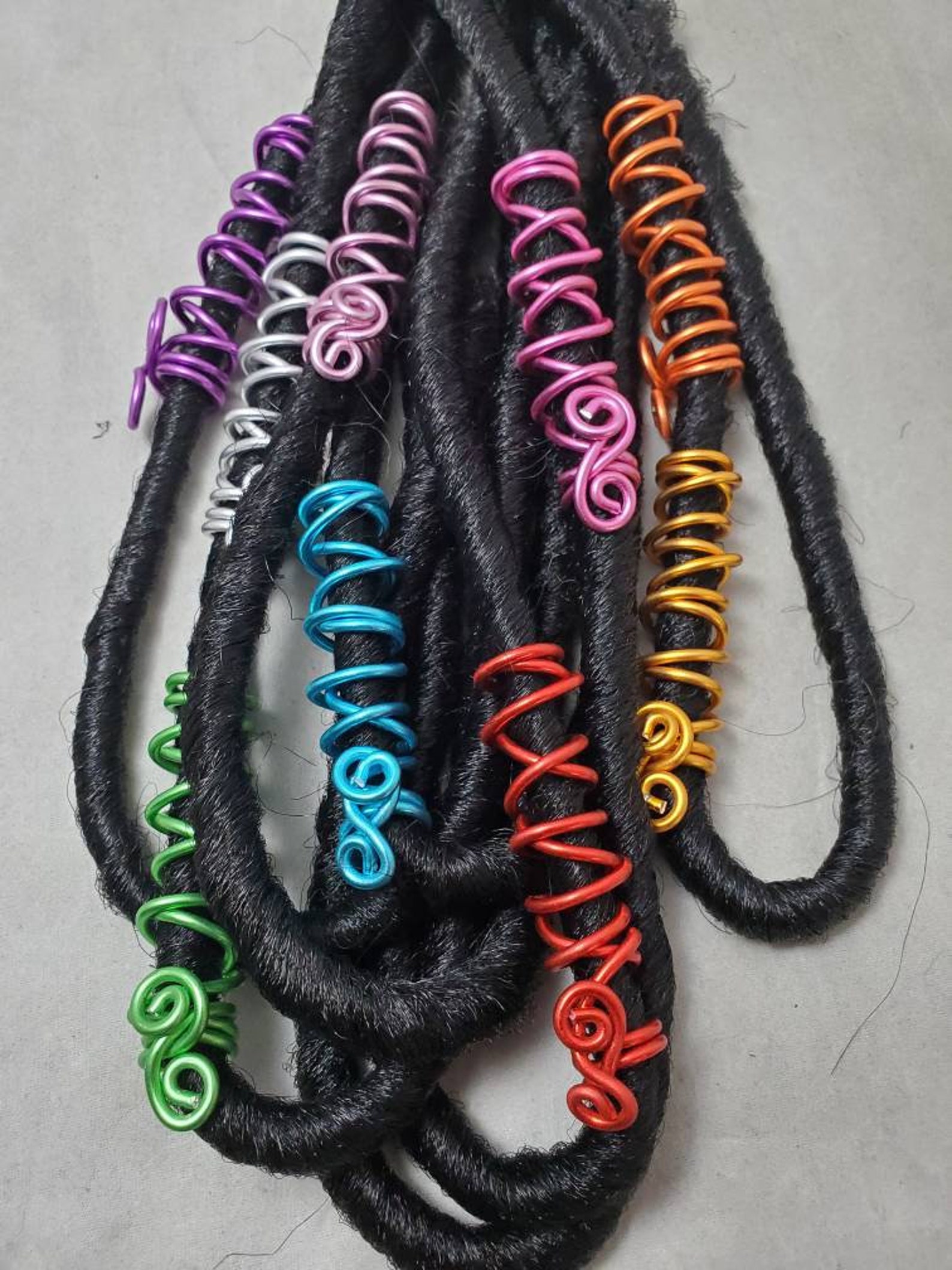 Loc Wraps, Loc Jewelry, Dreadlock Cuff, Dreadlock Beads, Dread Coil ...