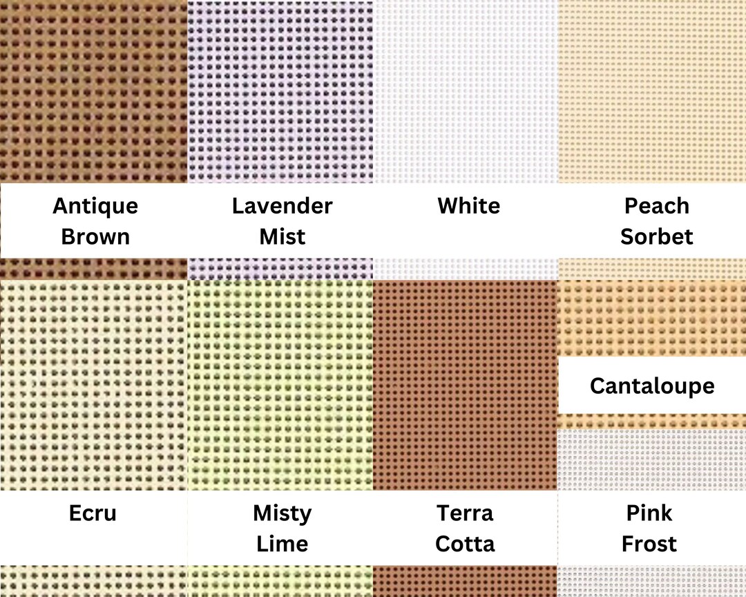 Perforated Paper for Needlework and Cross Stitch 14ct and 18ct, 9" X 12 ...