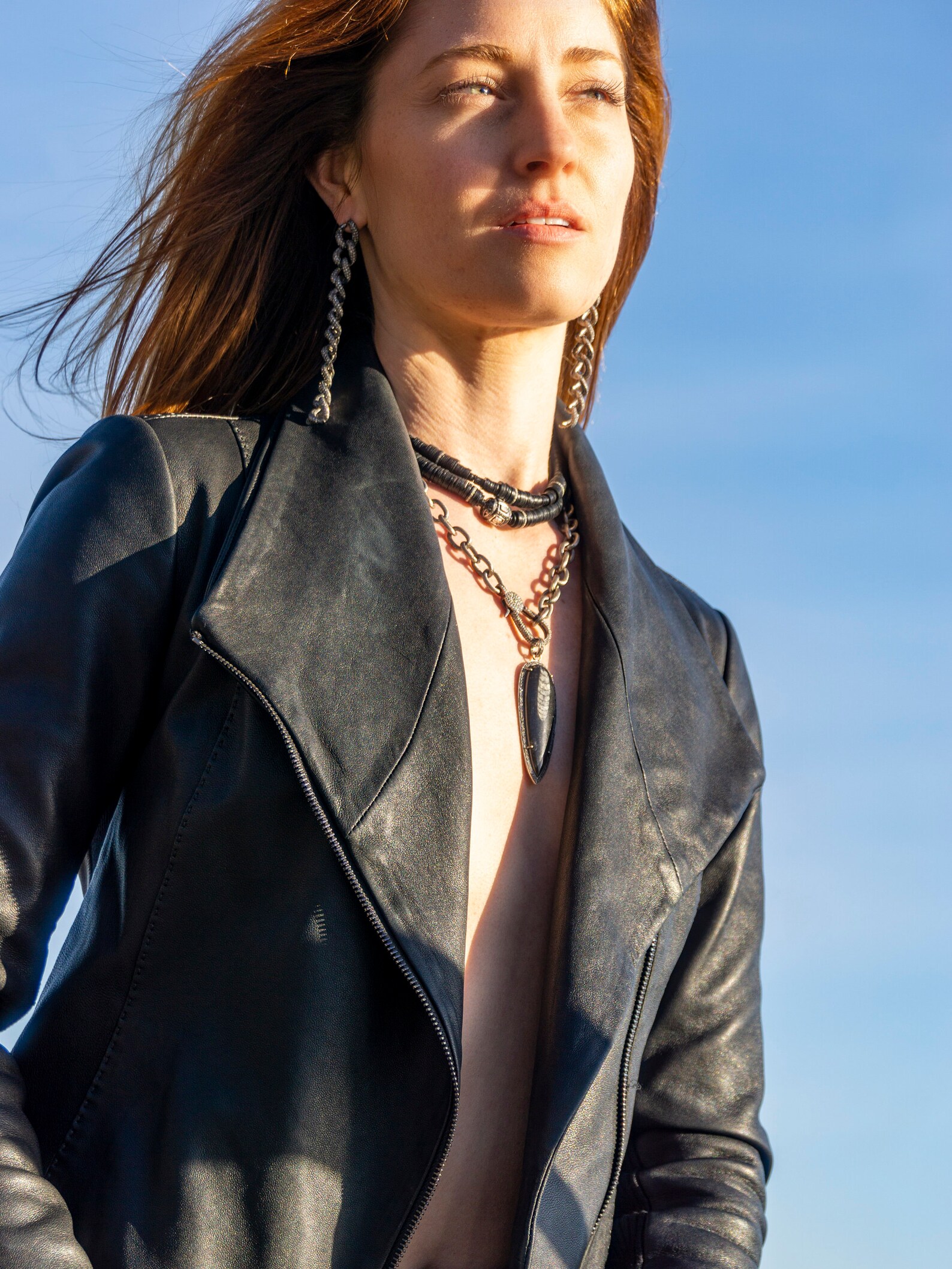 Edgy Chain Diamond Earrings Pave Diamond Earrings Long - Etsy