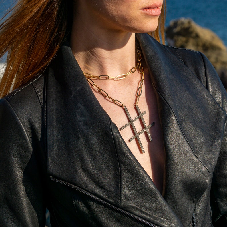Gold Chunky Chain, Chunky Chain, Gold Chain, Everyday Necklace ...