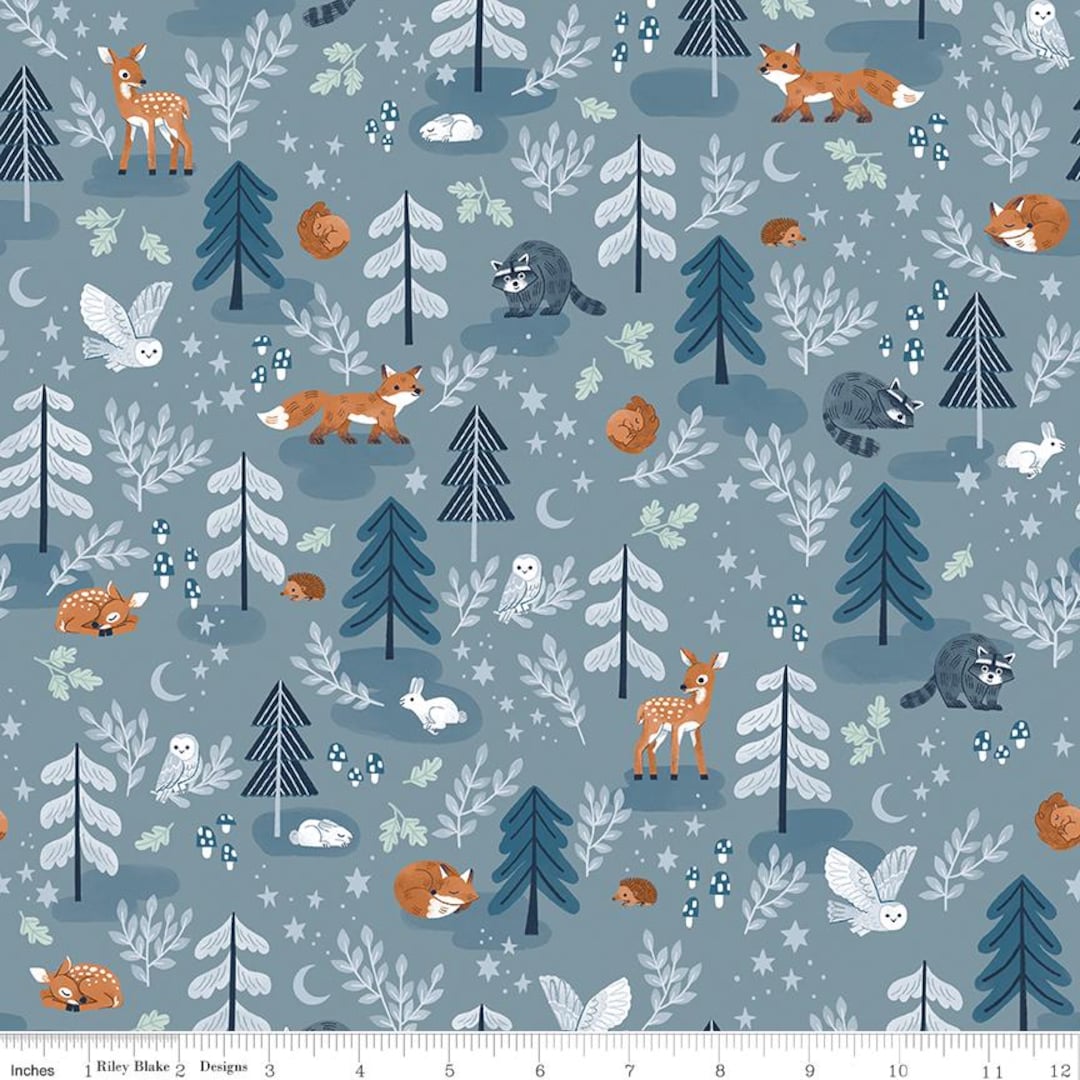 Riley Blake, Twilight Creatures by Natàlia Juan Abelló. This Print ...
