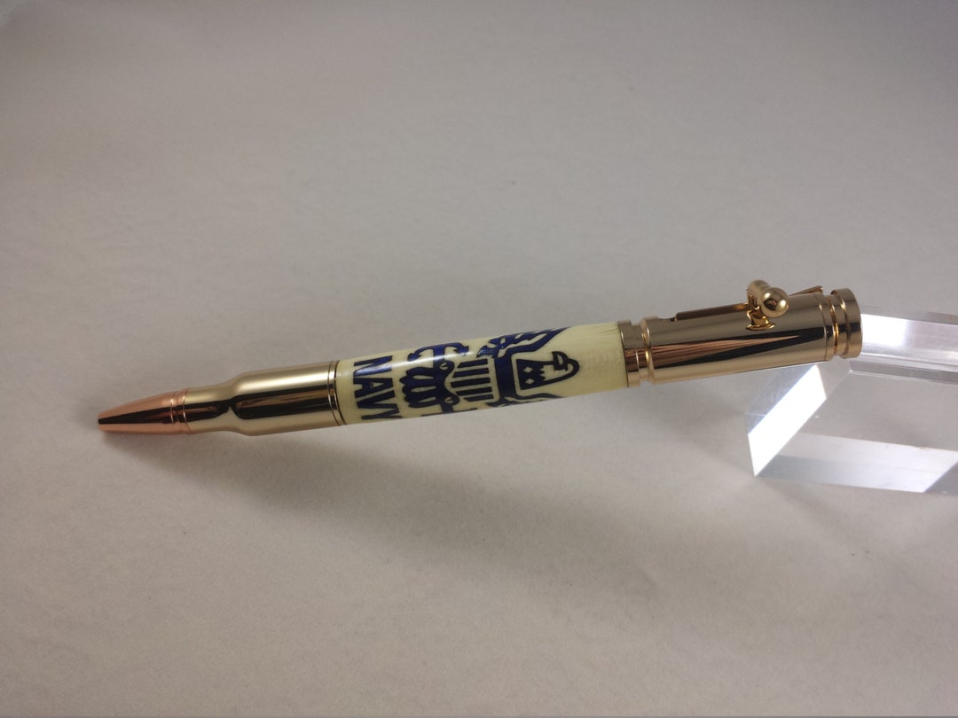 Bolt Action US Navy Inlay Pen - Etsy