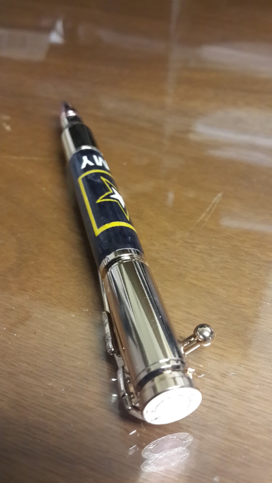 Bolt Action US ARMY Inlay / 24kt Gold Pen - Etsy