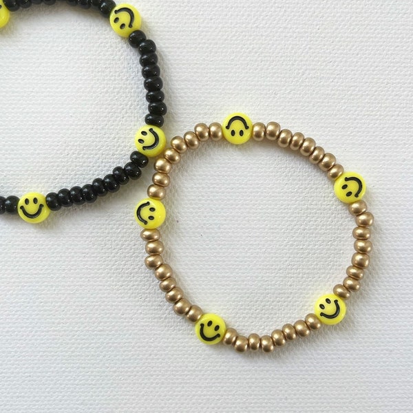 Smile Face Bracelet - Etsy