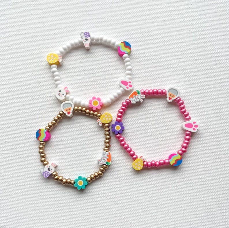 Easter Bracelets for Kids Easter Basket Stuffers Small Easter Gifts for ...