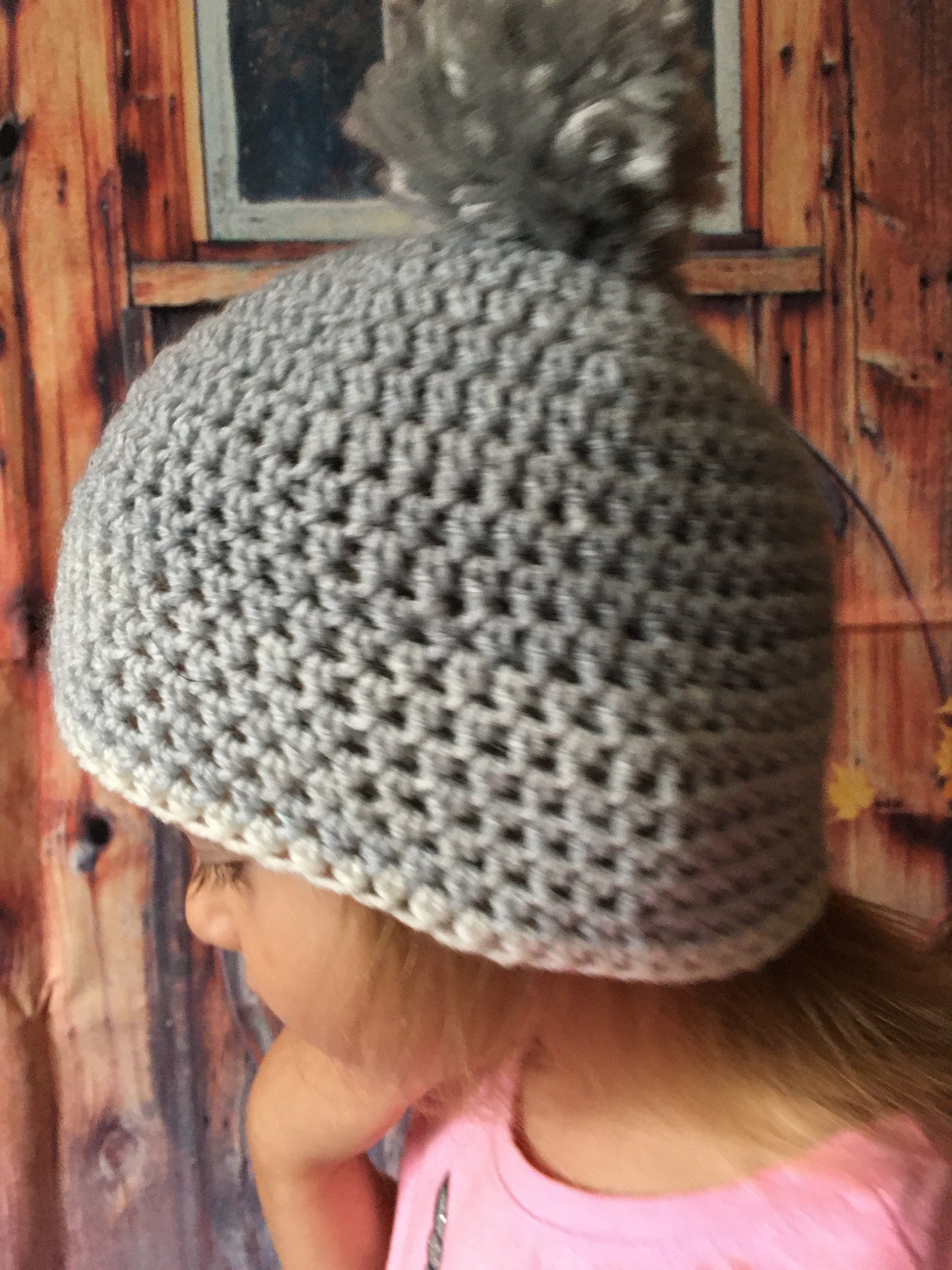 Winter hat for toddler Puff Ball Hat Pom Pom Hat winter | Etsy