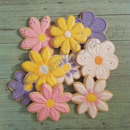 Flower Sugar Cookies - Etsy