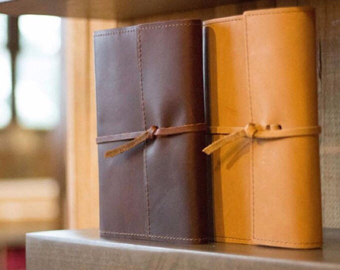 Writers Log Large Refillable Leather Notebook - Etsy