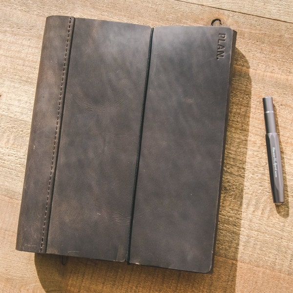 Leather Planner - Etsy