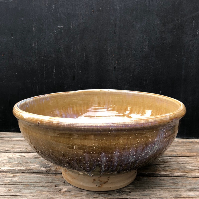 SALE 15.5 Handthrown Pottery Celadon Ceramic Basin Sink with | Etsy