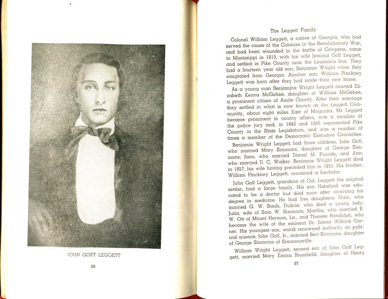 MAGNOLIA, MISSISSIPPI CENTENNIAL Celebration 1836 - 1956 ~ A Historical ...