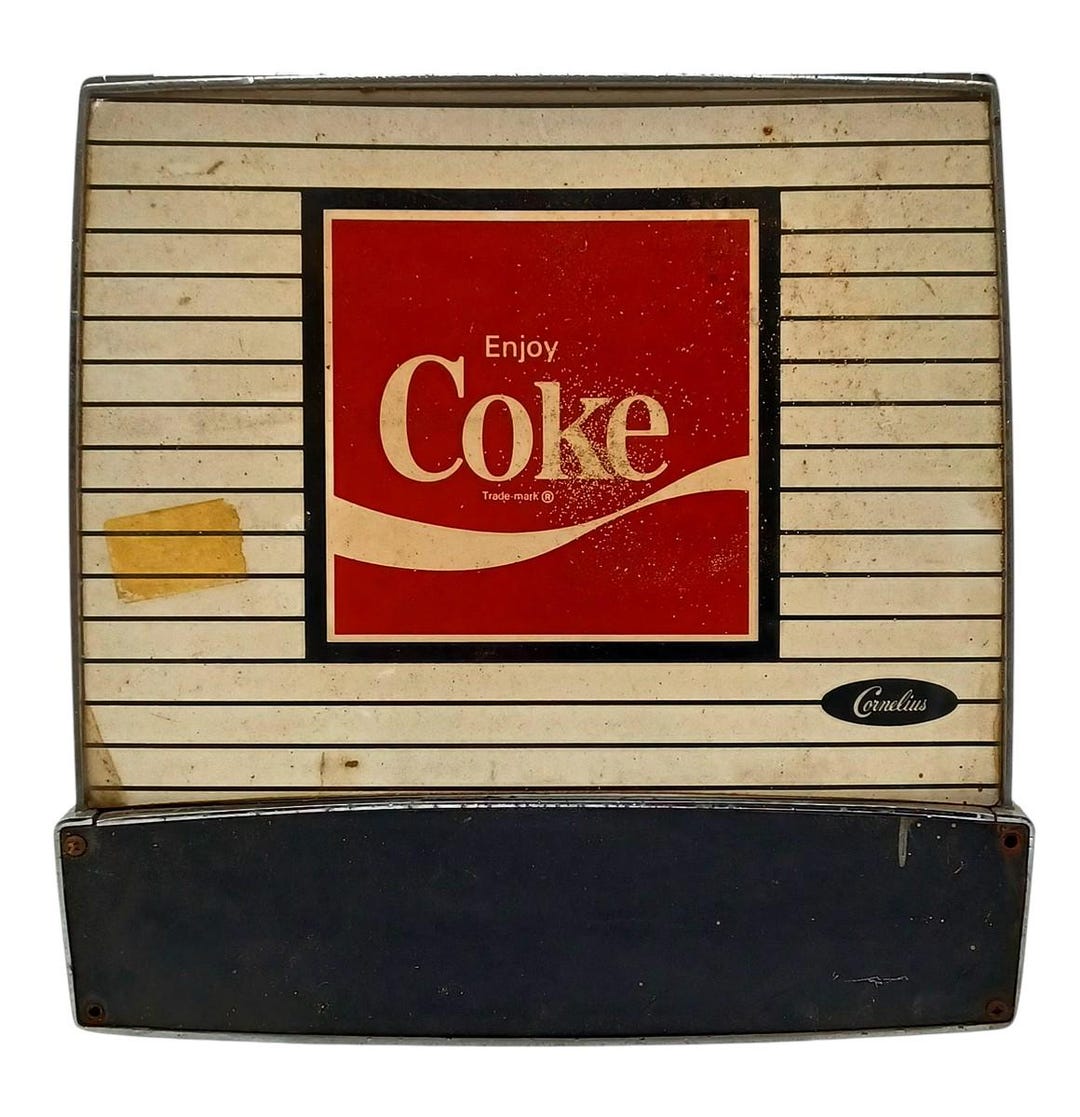 COCA-COLA Enjoy COKE ~ Advertising Soda Fountain Soft Drink Dispenser ...
