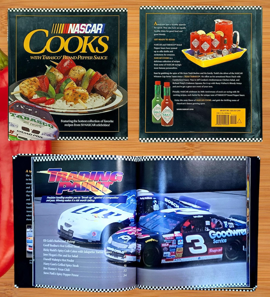 NASCAR Cooks With TABASCO Brand Pepper Sauce Cookbook 1998 Edition the ...