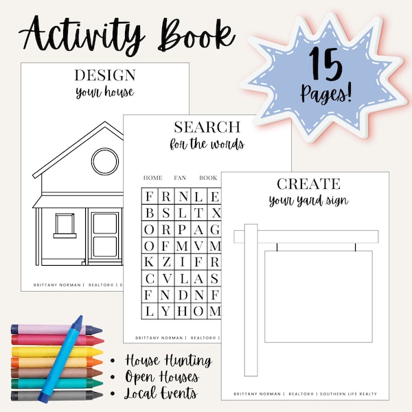 Coloring Pages Real Estate - Etsy