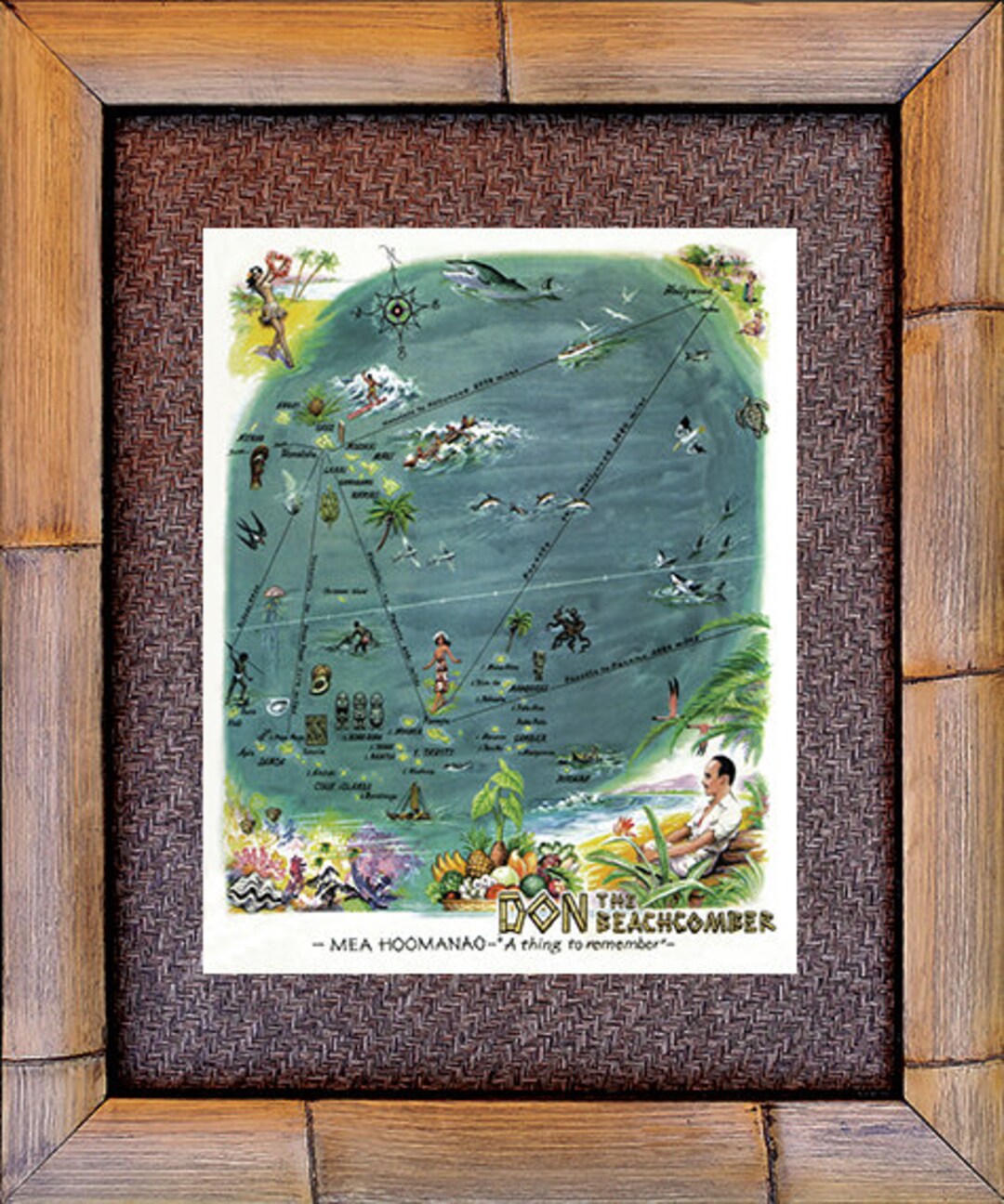 Don the Beachcomber Map Menu - Etsy