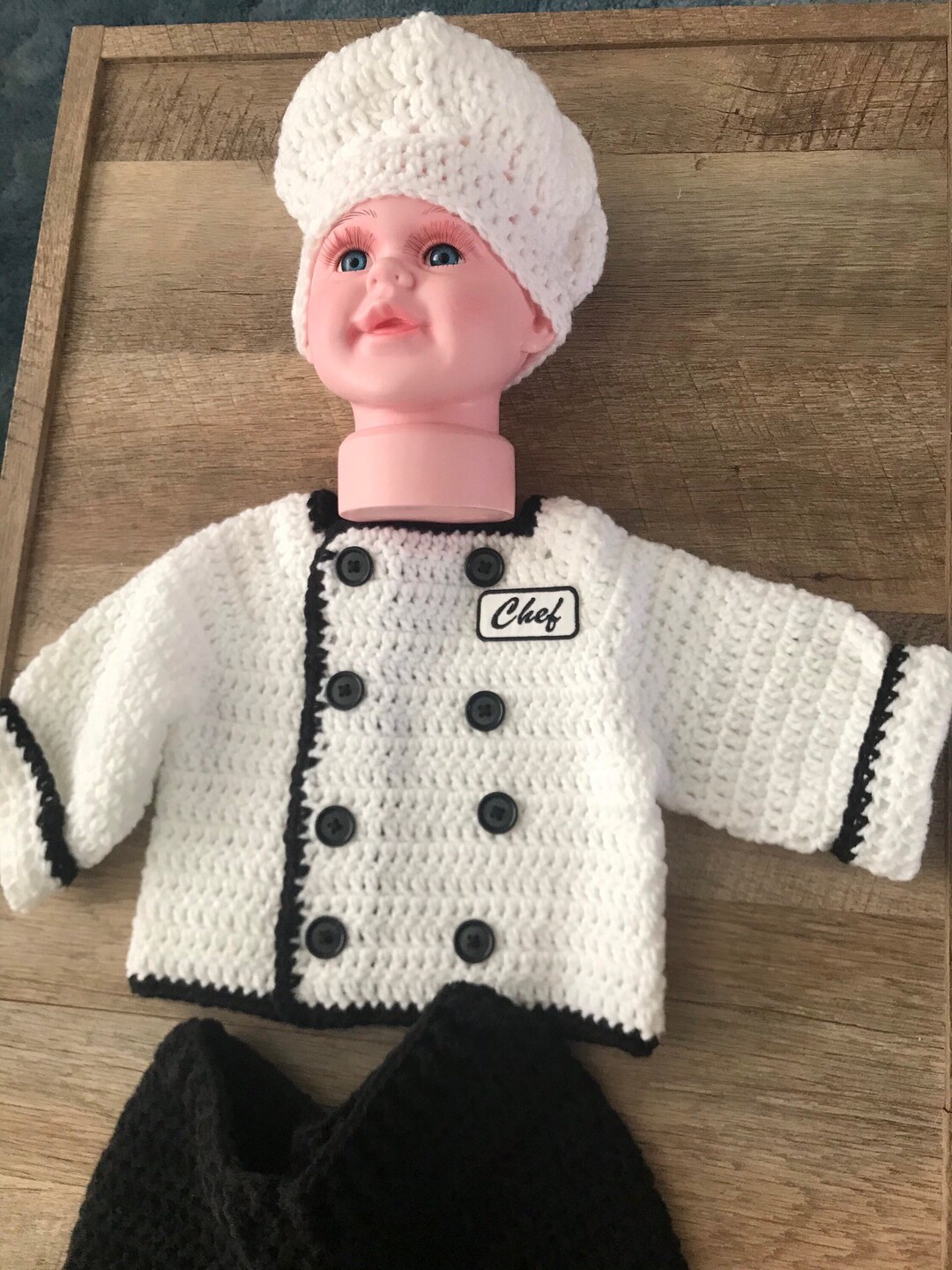 Chefs Outfit for 0-3 Month Baby - Etsy