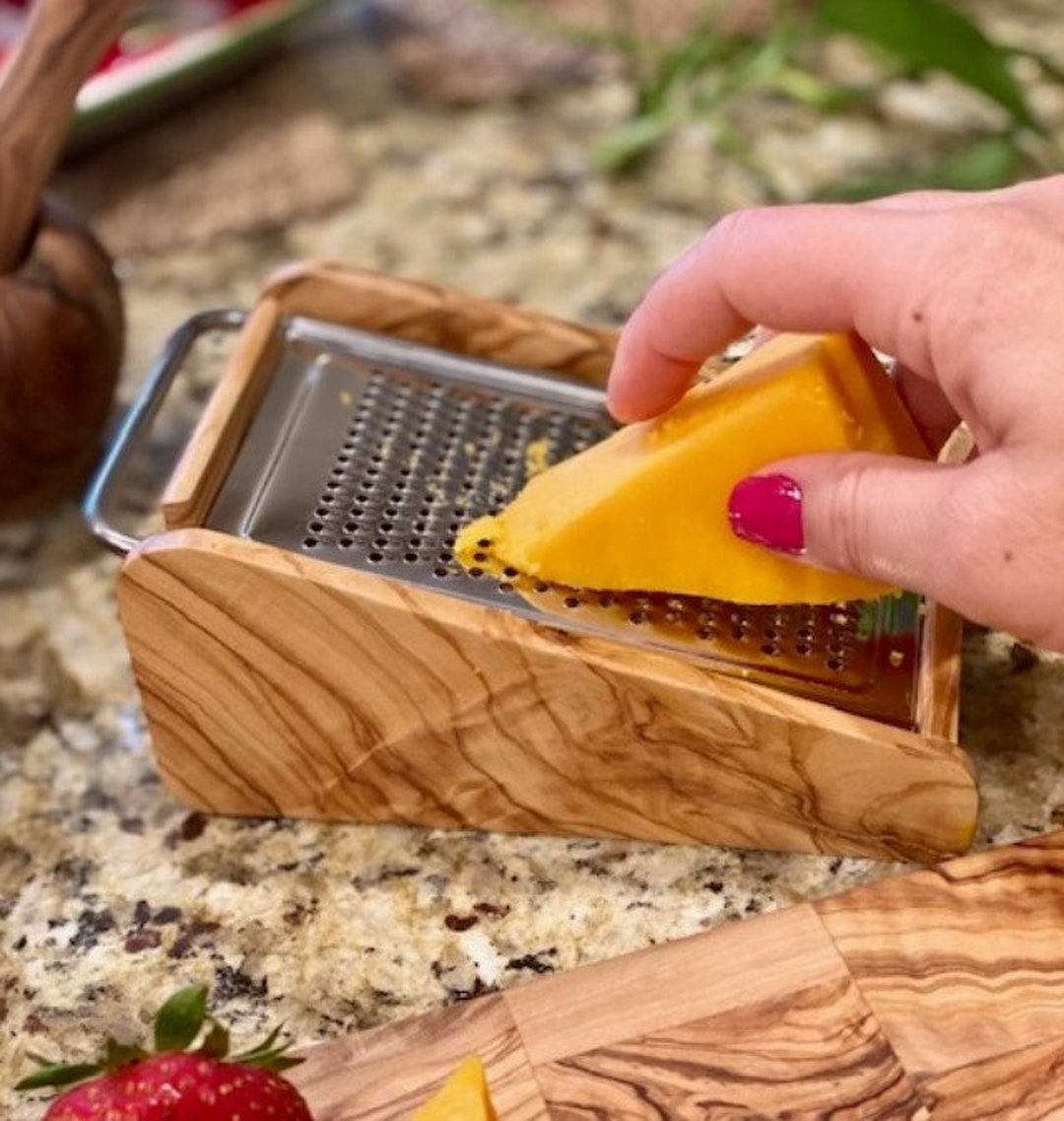 Olive Wood Cheese Grater - Etsy