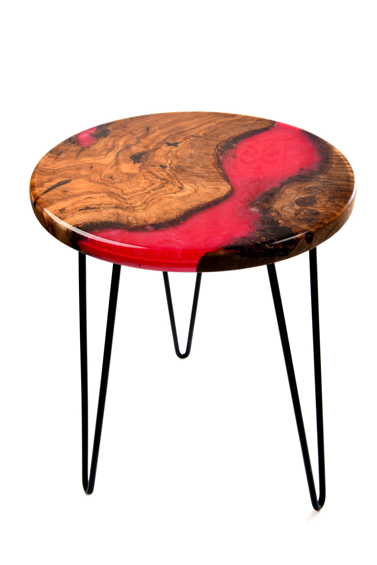Olive Wood Resin Color Epoxy Tables - Etsy