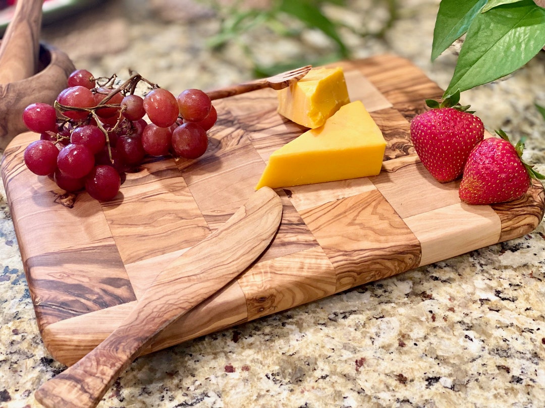 Olive Wood Cheese Block - Etsy