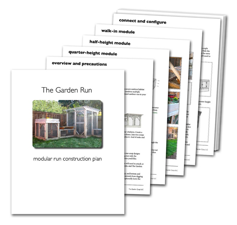 The Garden Run Complete Series Plan Ebook PDF Modular Runs - Etsy