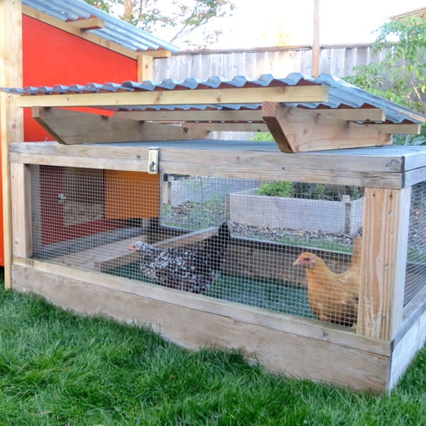Chicken Coop Plans With Run - Etsy