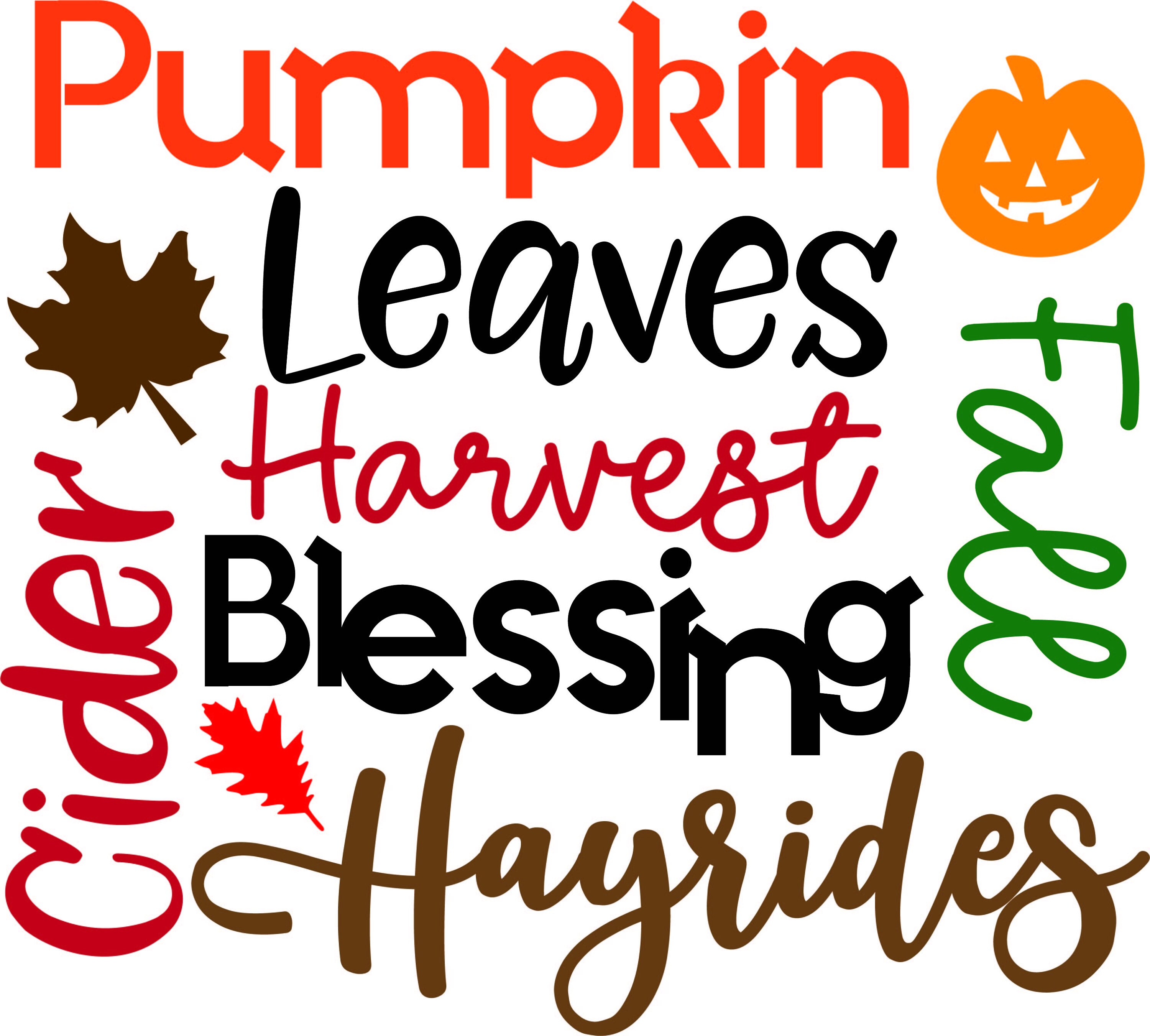 Fall Word Art - Etsy