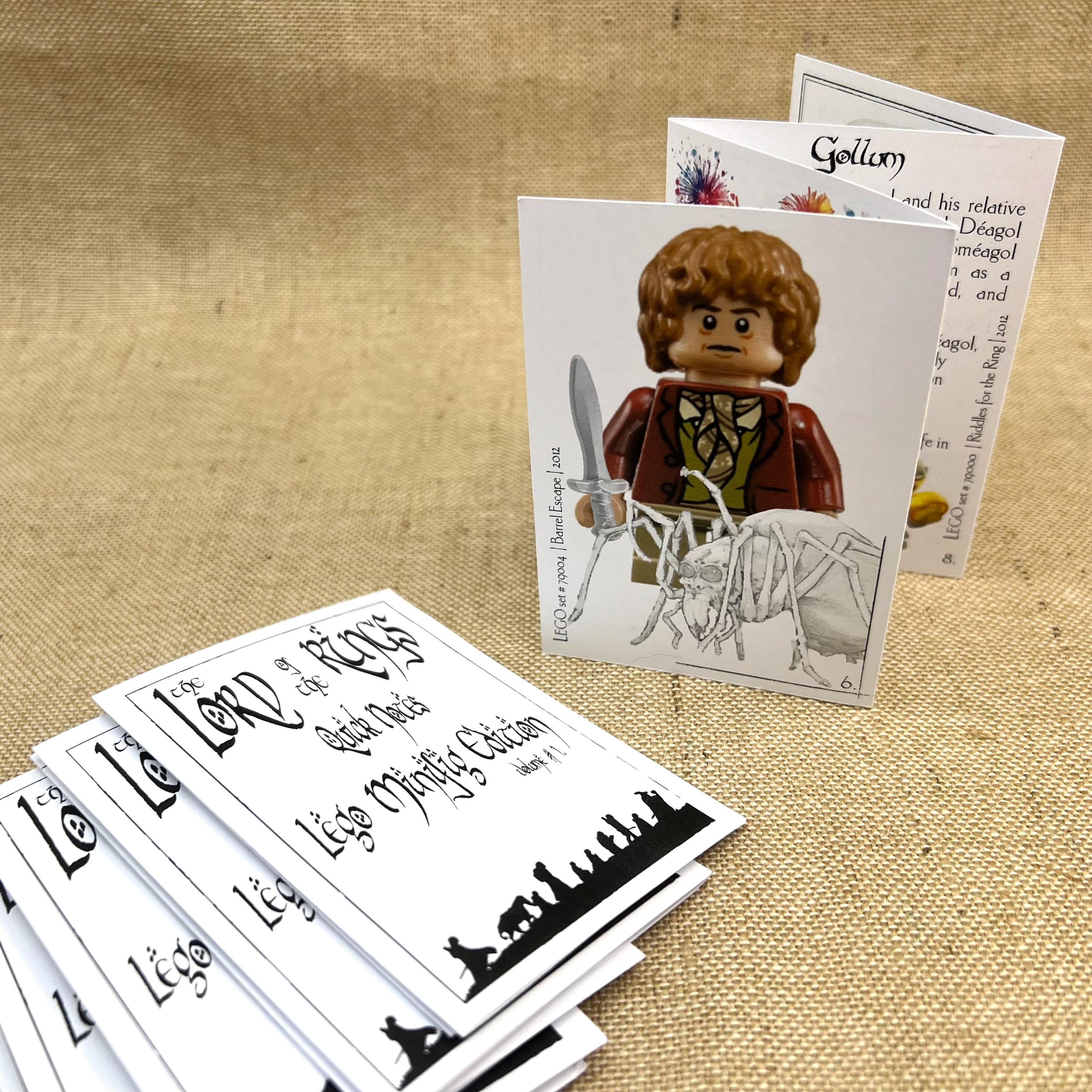 The Lord of the Rings Lego Minifigure Fan Zine, Handcrafted, Detailed ...