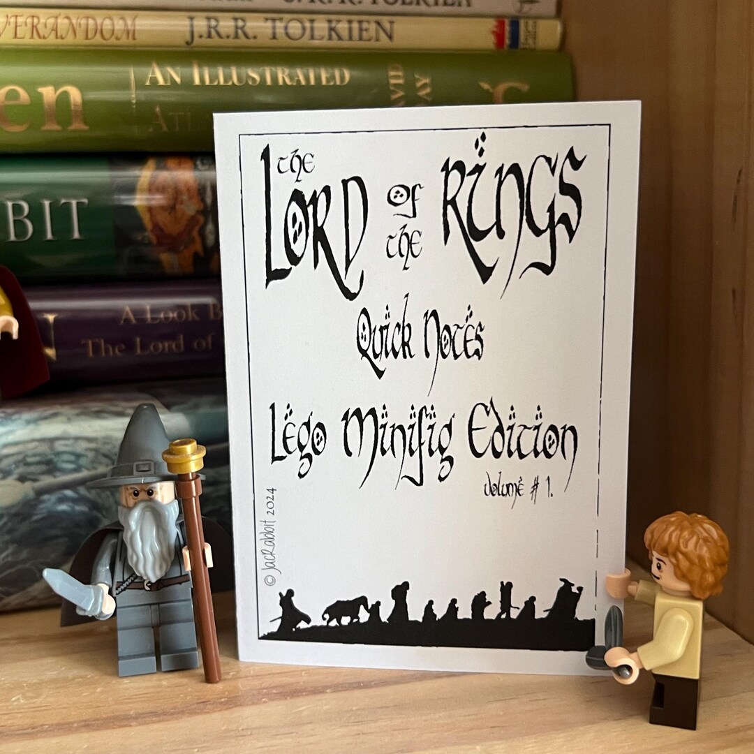 The Lord of the Rings Lego Minifigure Fan Zine, Handcrafted, Detailed ...