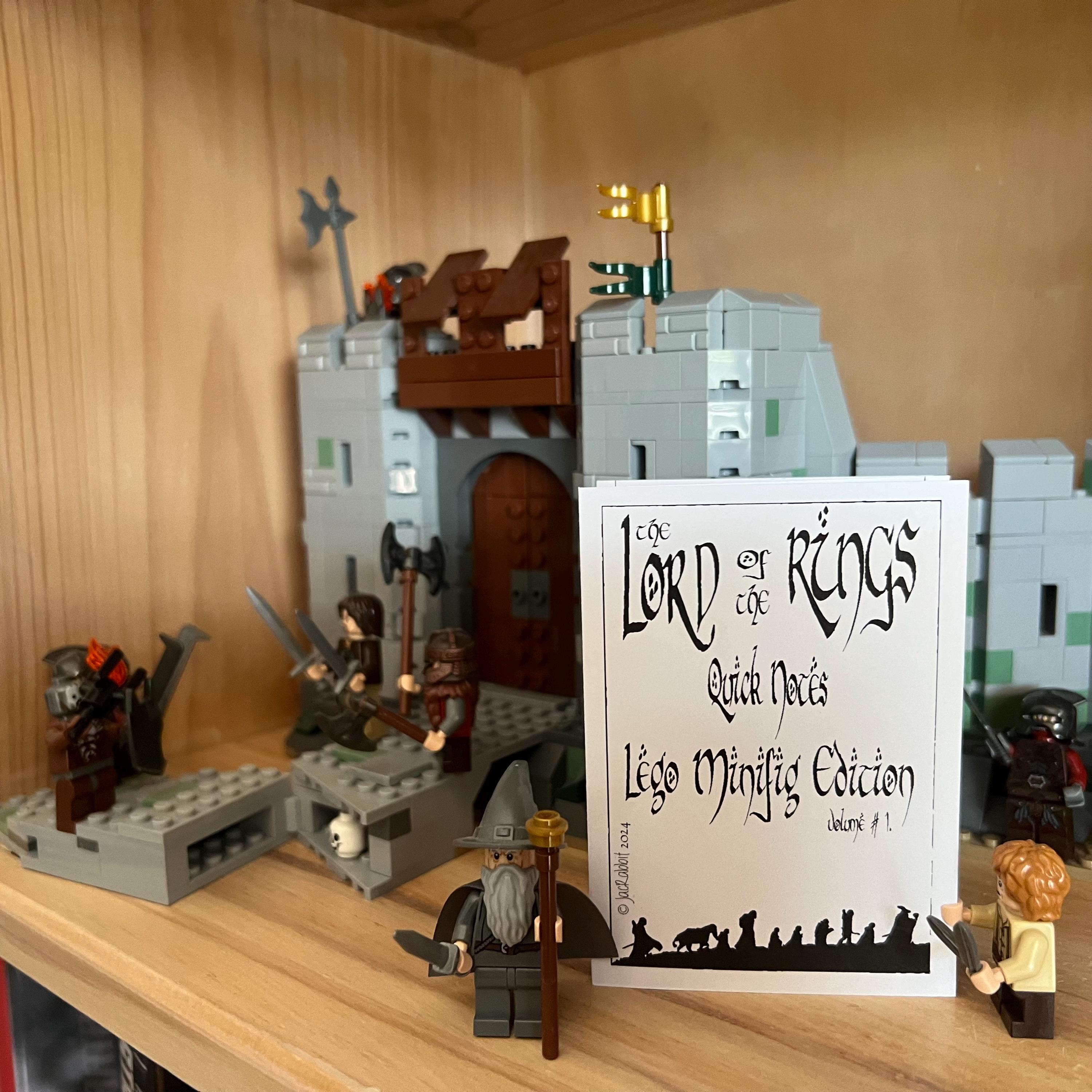 The Lord of the Rings Lego Minifigure Fan Zine, Handcrafted, Detailed ...