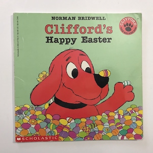 Cliffords Happy Easter Book 1994 Kids Children Reading Story Cute Big ...