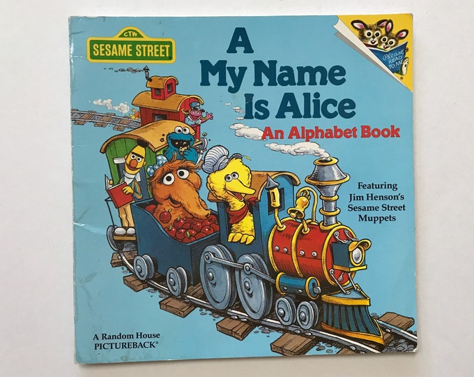 1989 A My Name is Alice Alphabet Book Children Kids Golden Look Look ...