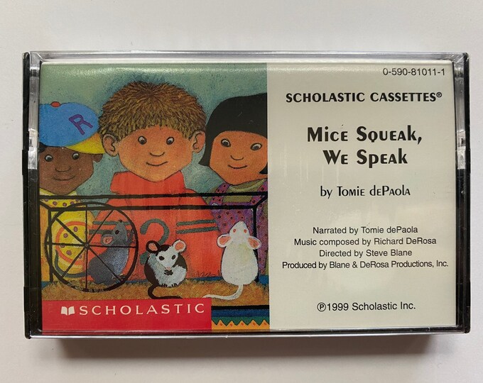 Mice Squeak We Speak Vintage Scholastic Cassettes Childrens Book Audio ...