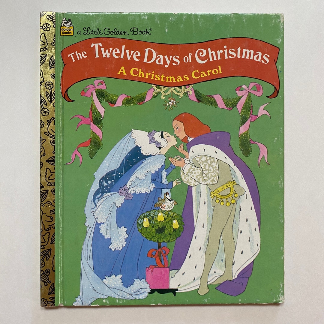 1992 the Twelve Days of Christmas Little Golden Book Kids Children 90s ...