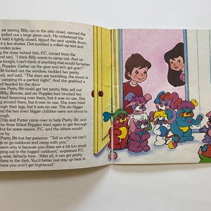 1986 Popples Book Camp Out Caper Kid Stuff See Hear Read Cute Reading ...