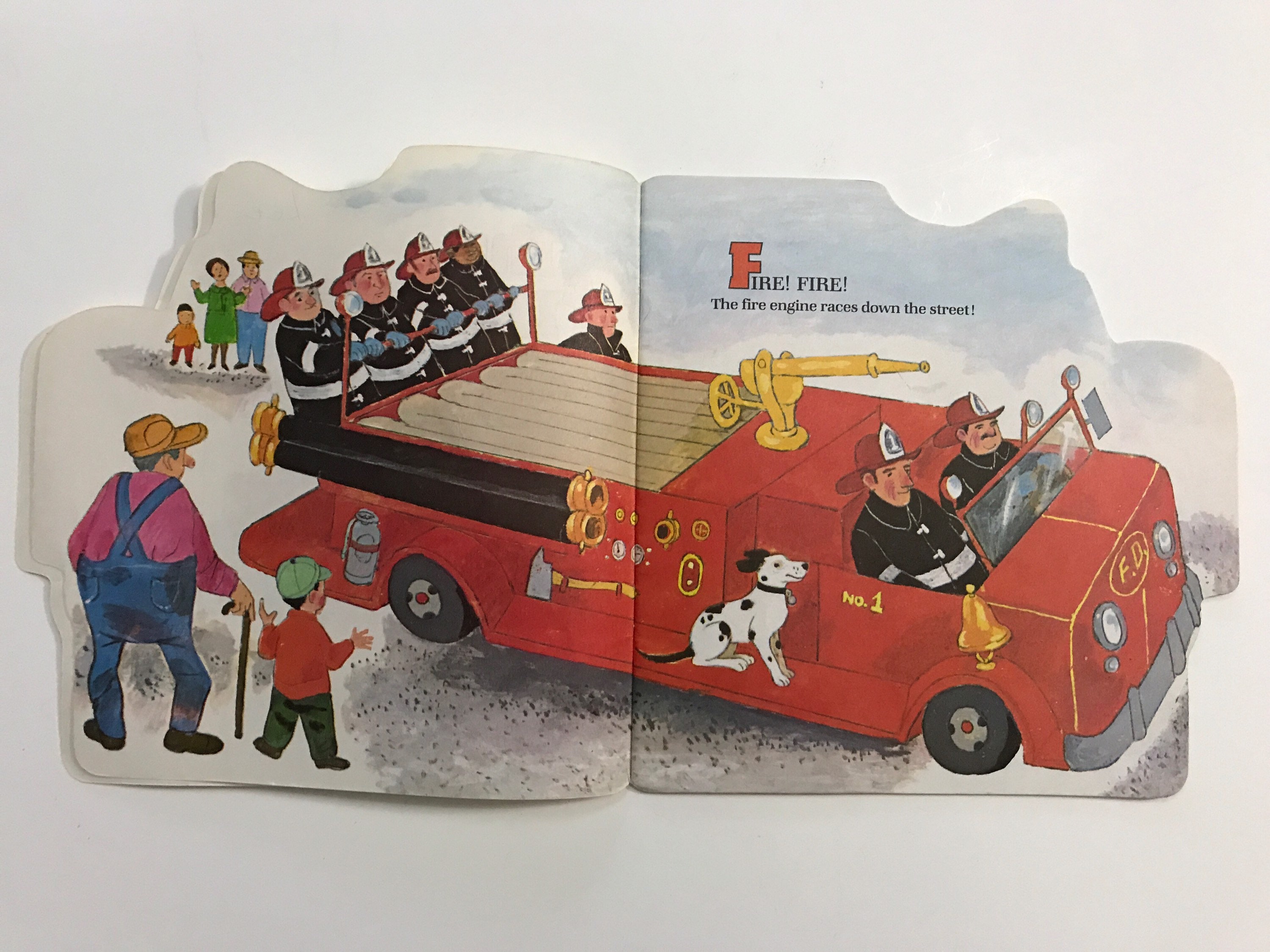 1982 The Fire Engine Book Little Golden Books for Kids | Etsy