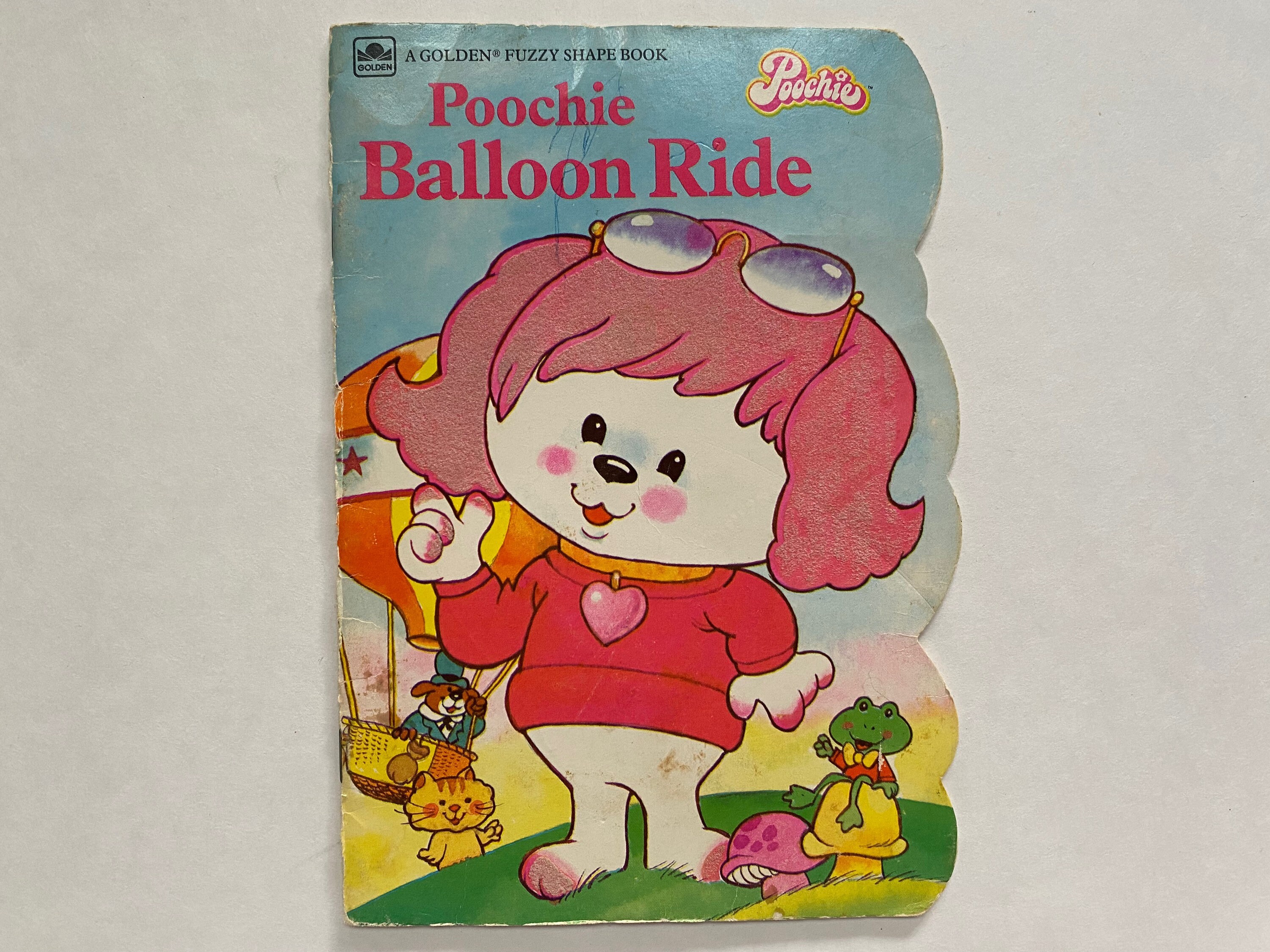 1983 Poochie Balloon Ride Golden Fuzzy Shape Book - Etsy